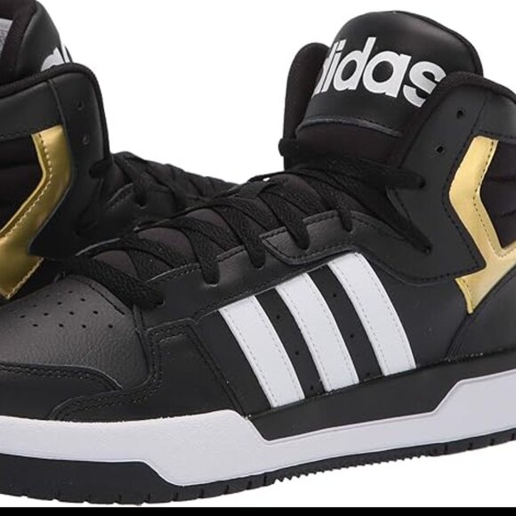 adidas | Shoes | Adidas Mens Entrap Mid Basketball Shoe Black White ...